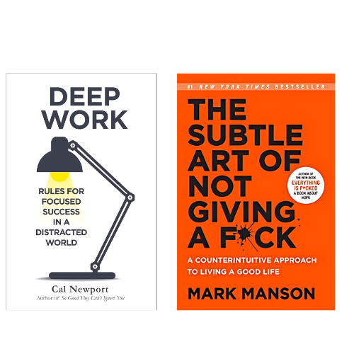 Deep Work + The Subtle Art of not Giving a Fuck Combo – ReadMoreDXB