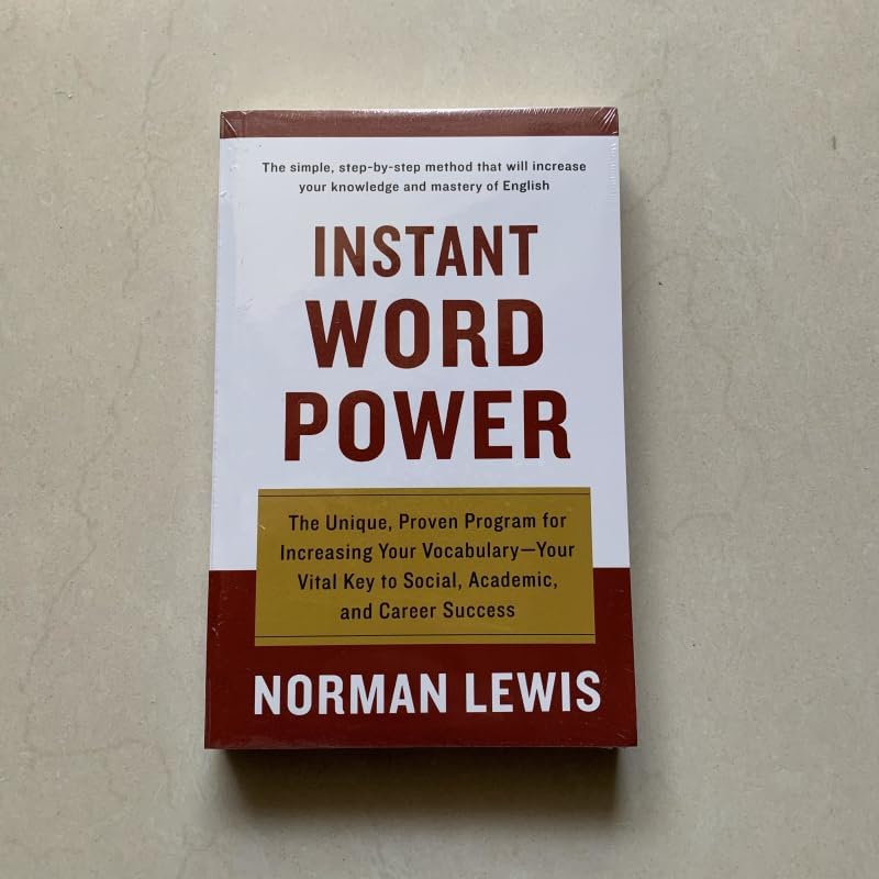 Instant Word Power By Norman Lewis In English Vocabulary Study Learnin ...